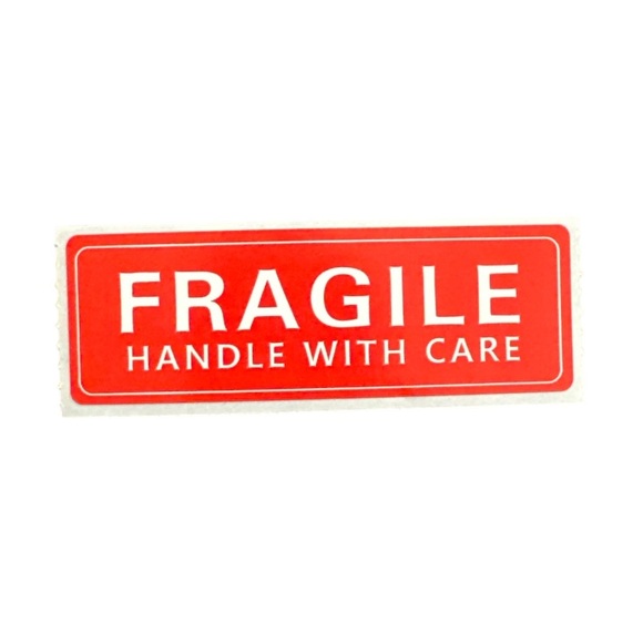 Design | 10 Pack Red Fragile Handle With Care Sticker | Poshmark